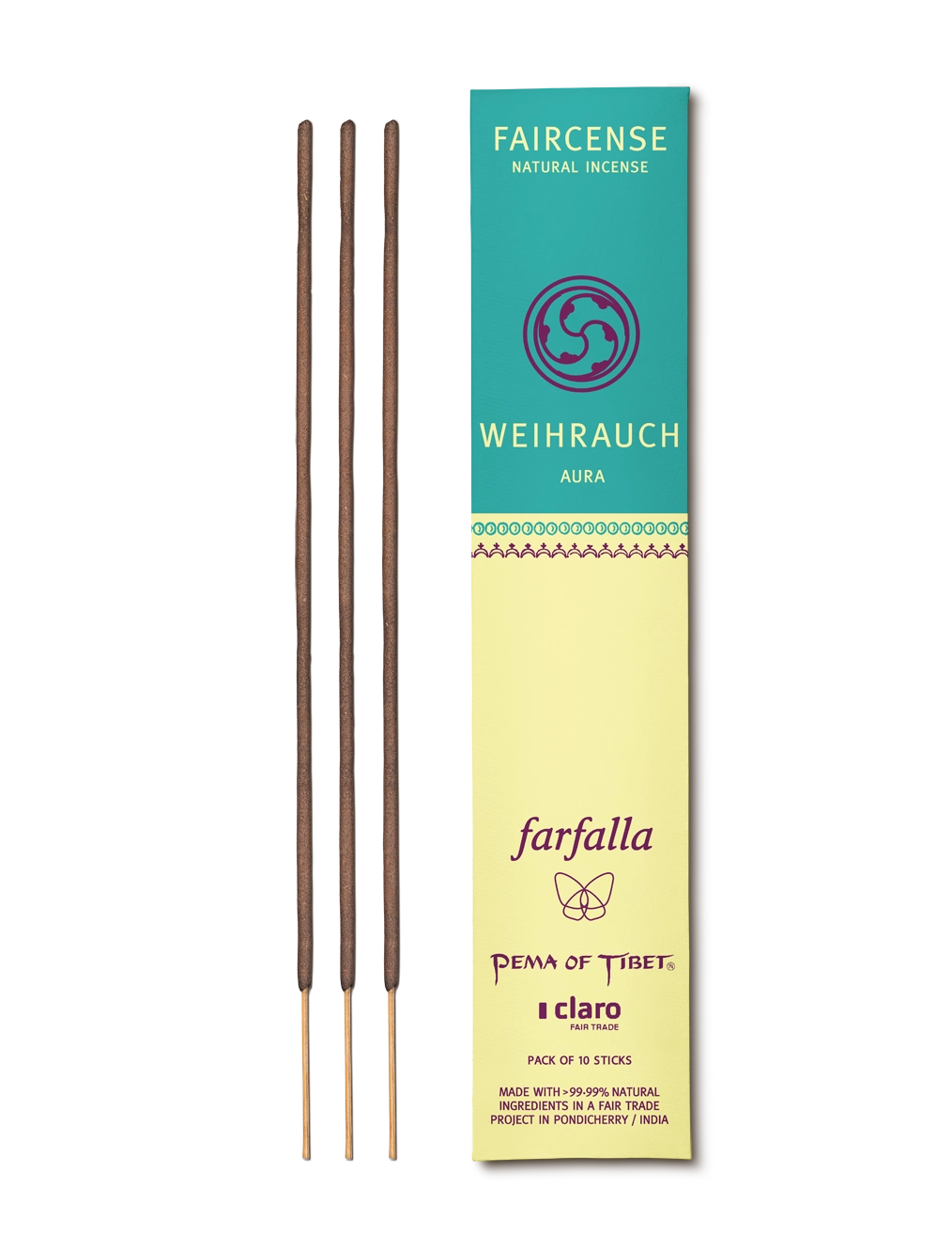 Incense Sticks Weihrauch / Aura Faircense – farfalla.ch