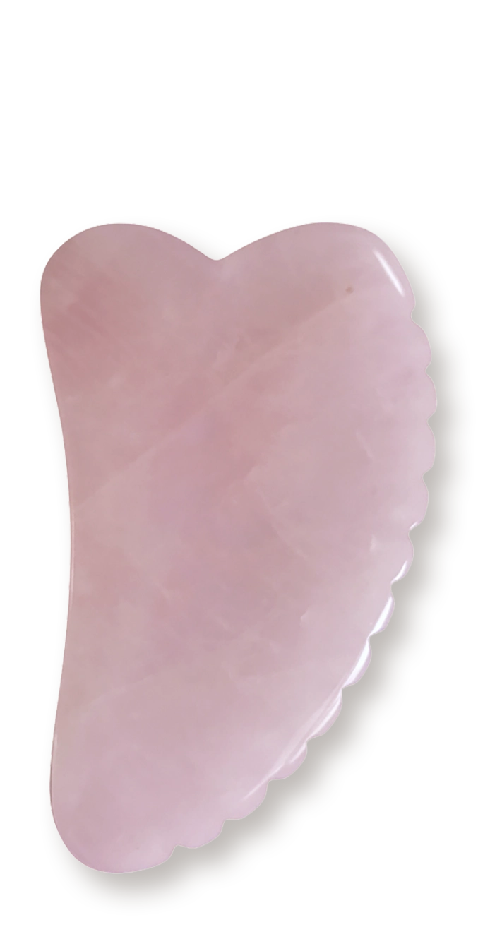 Gua Sha Rose quartz – farfalla.ch