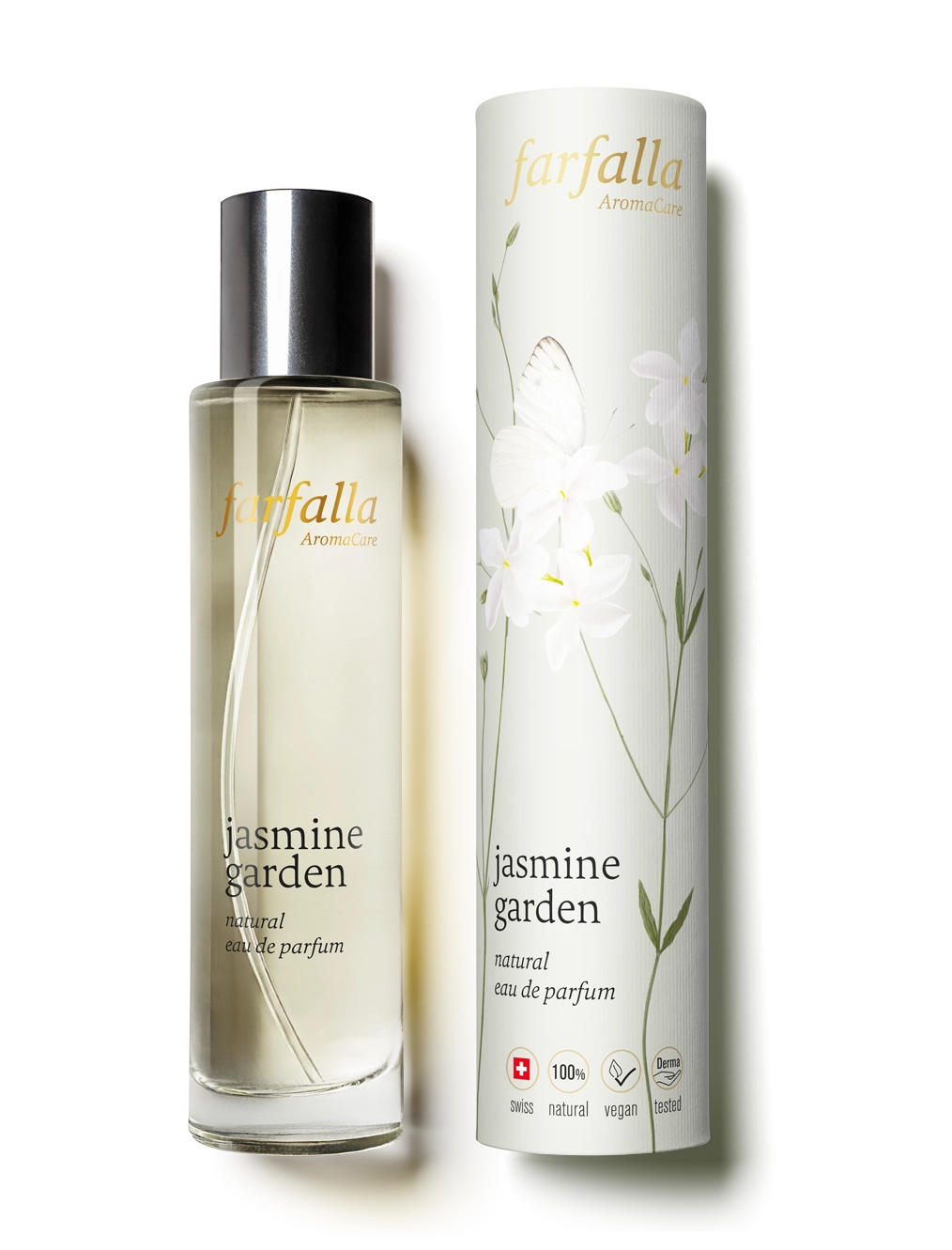 Natural Eau de Parfum jasmine garden – farfalla.ch